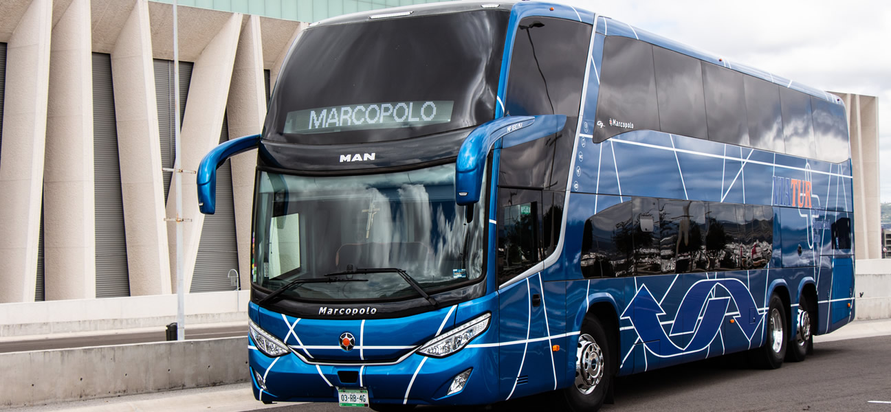 Autobús MARCOPOLO para 69 pasajeros en Qro.
